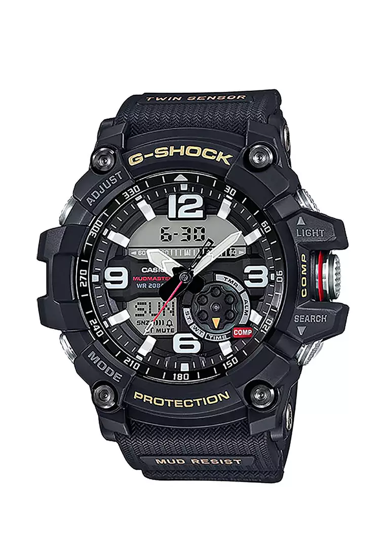 Casio Casio G-Shock Mudmaster Digital Quartz Black Resin Men Watch GG ...