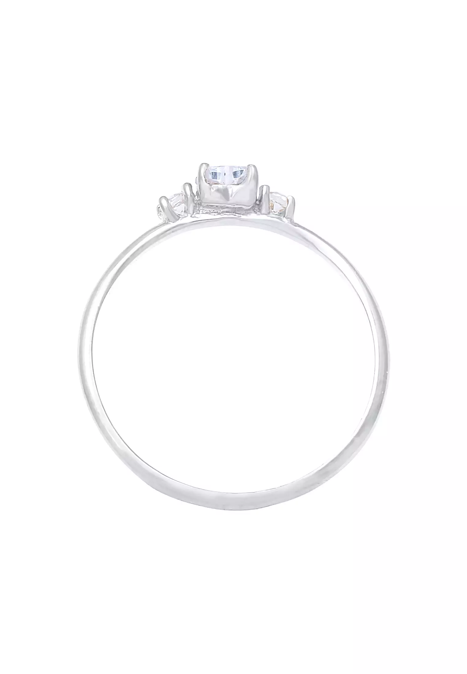 Buy ELLI GERMANY Sweet Heart Ring with White Zirconia – 925 Silver 2026 ...