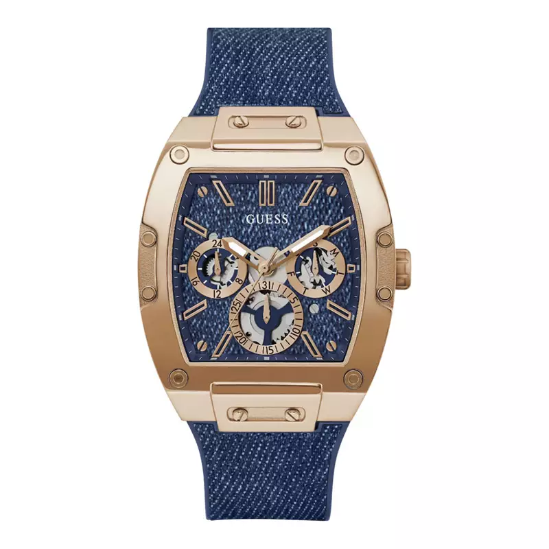 Jual Guess Jam Tangan Pria Guess Phoenix GW0786G2 Semi Skeleton Denim ...