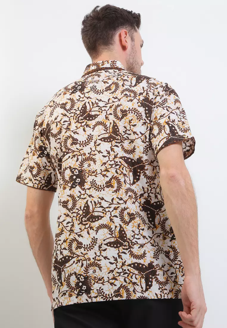 Jual ARJUNA WEDA Hem Body Fit Batik Kupu Jogja Original 2026 | ZALORA ...