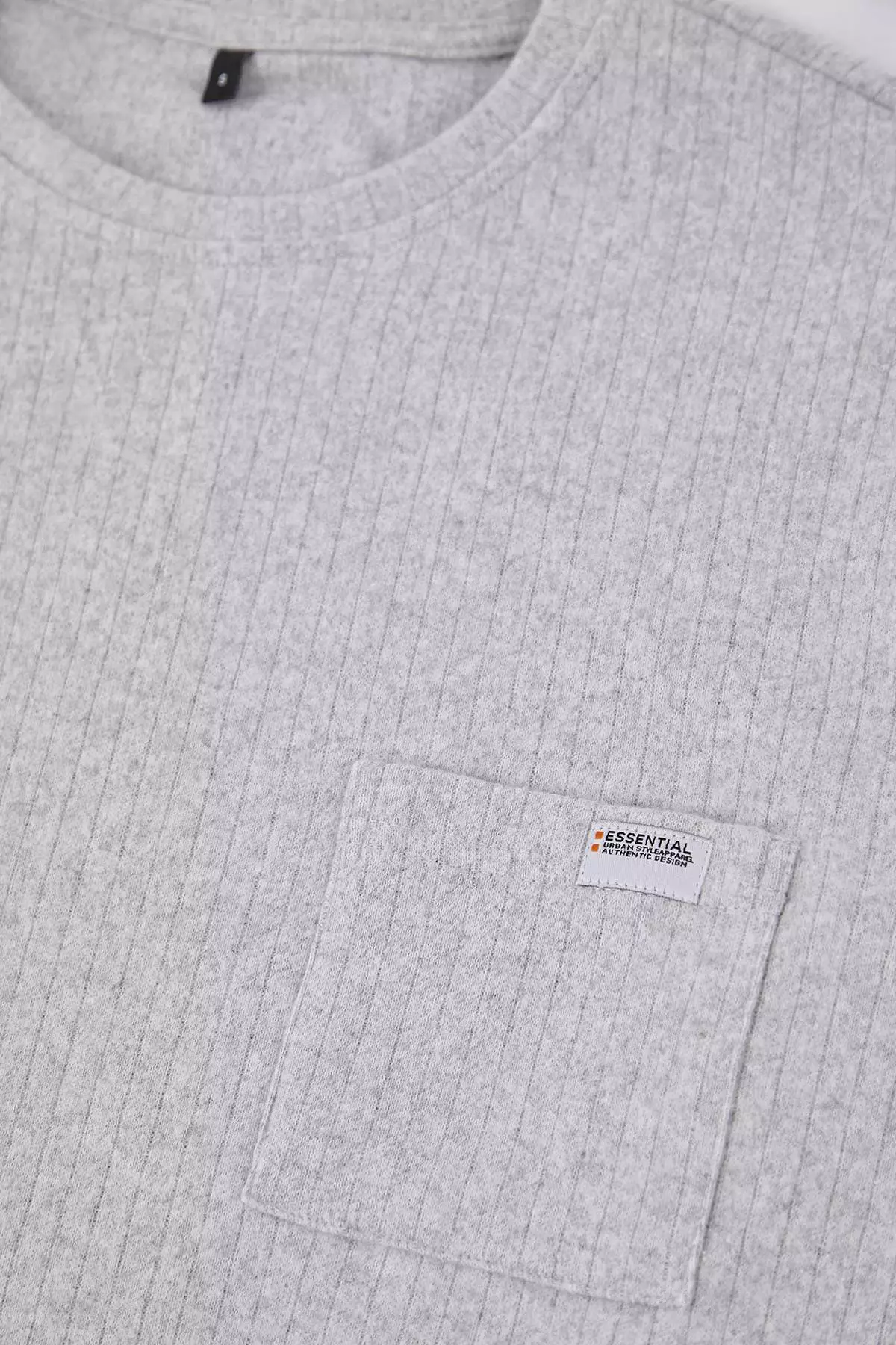Buy Trendyol Gray Regular Fit Pocket Detail Label Detail Soft Button ...