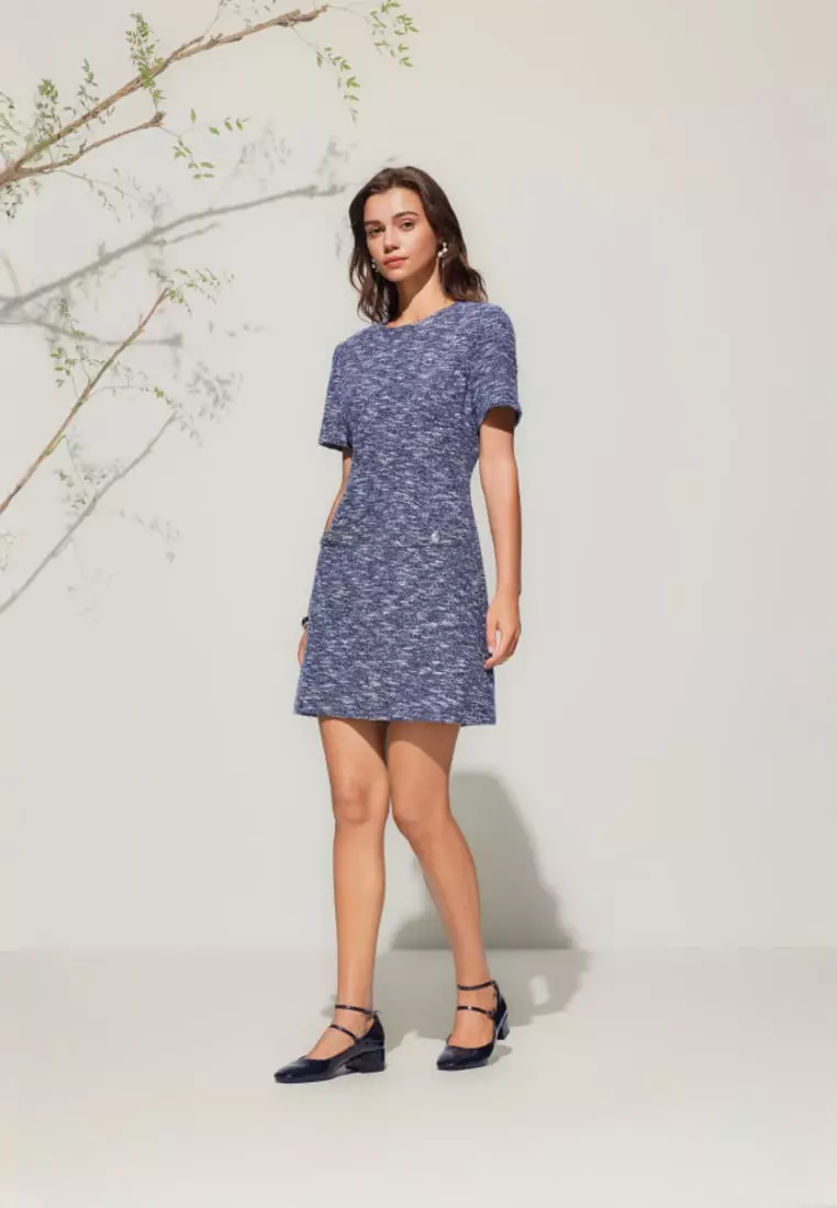 Buy G2000 G2000 Knit Tweed Dress 2026 Online | ZALORA