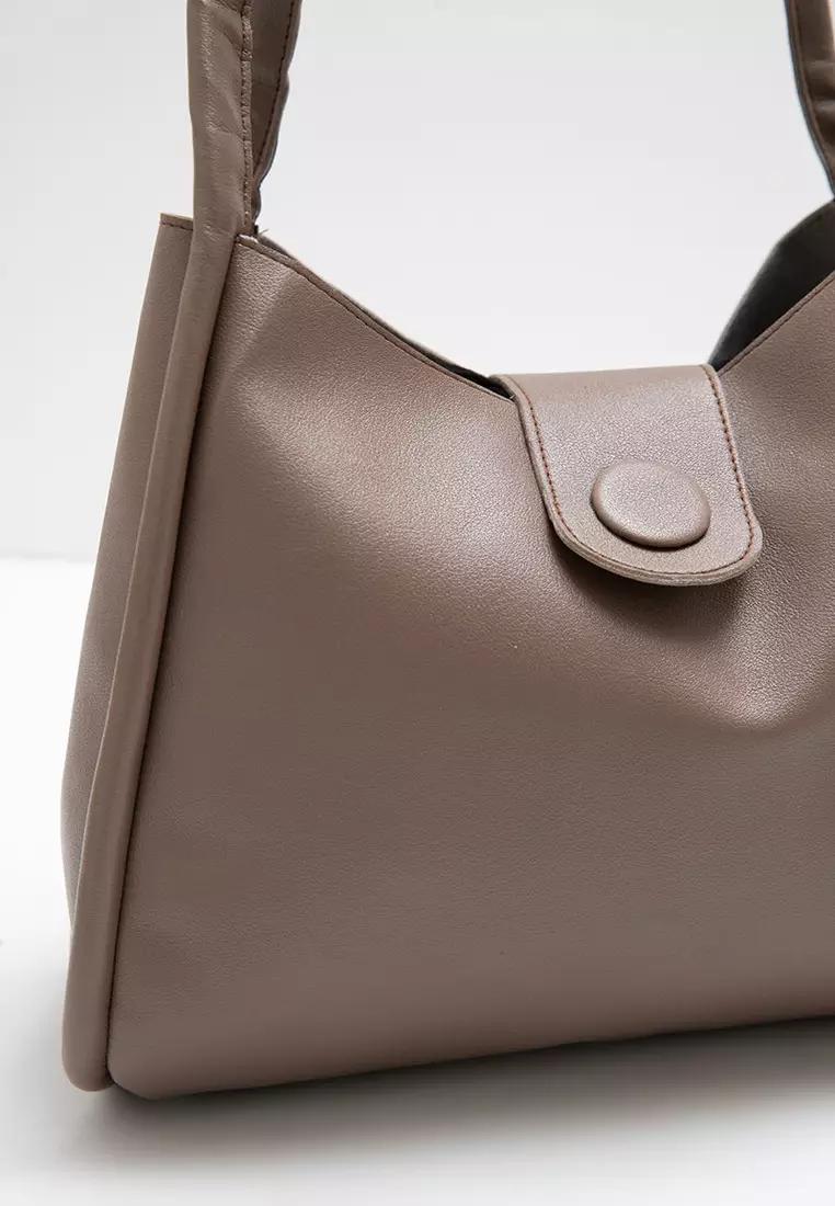 Jual Berrybenka Label Tekka Kanaya Tote Bag Mocca Original 2025 ...