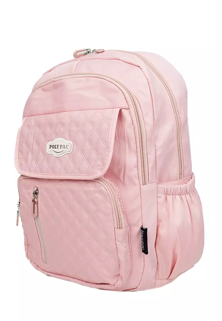 Buy Poly-Pac 16" Waterproof Polyester Fabric Casual Backpack Bag ...