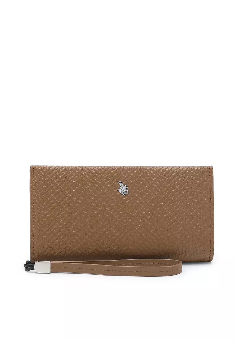 Buy Swiss Polo Women's Bi Fold Long Wallet / Long Purse - Brown 2025 ...