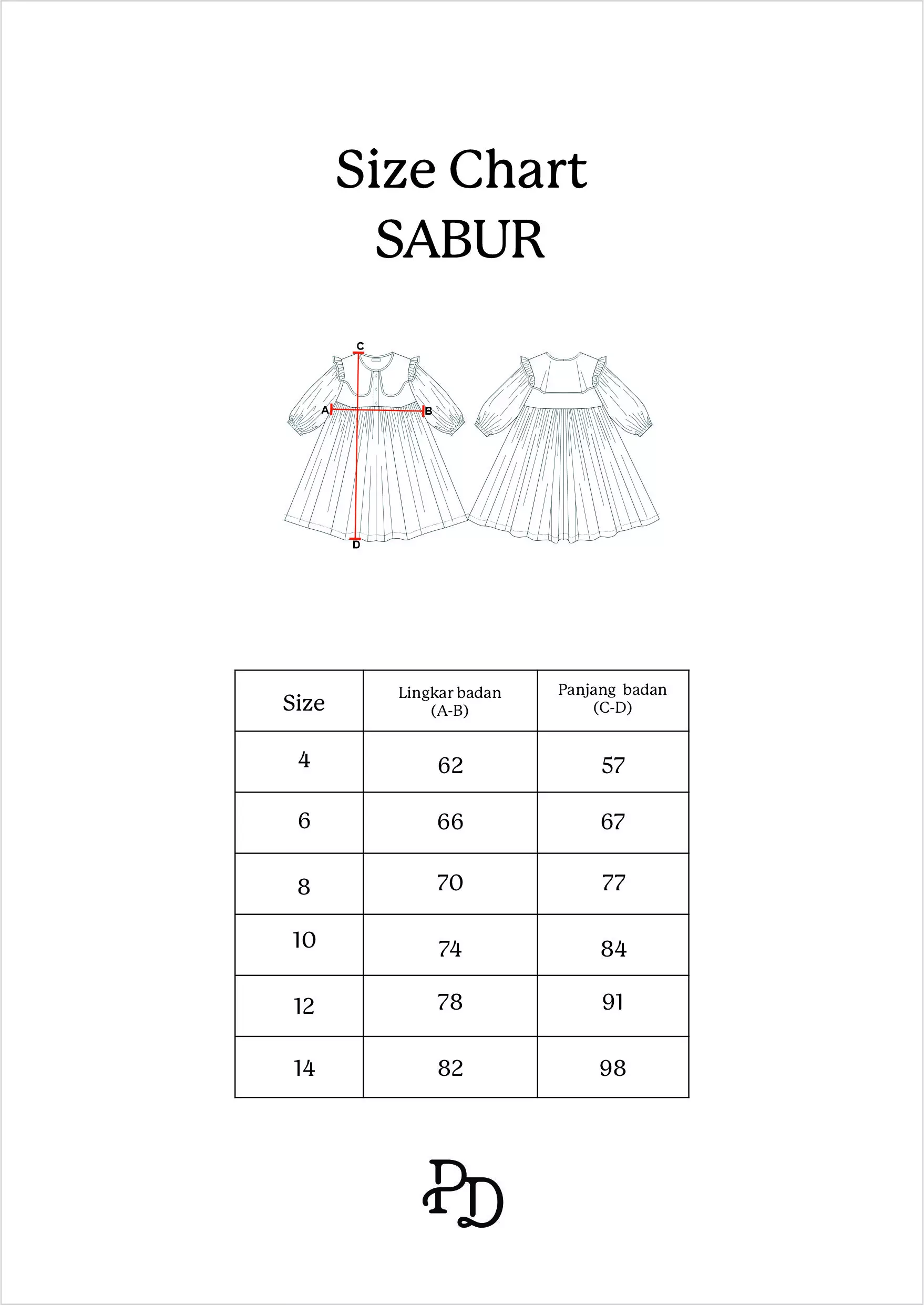 Jual PITODITO Pito Dito Girl Sabur Dress Midi Anak Salem Motif Bunga ...