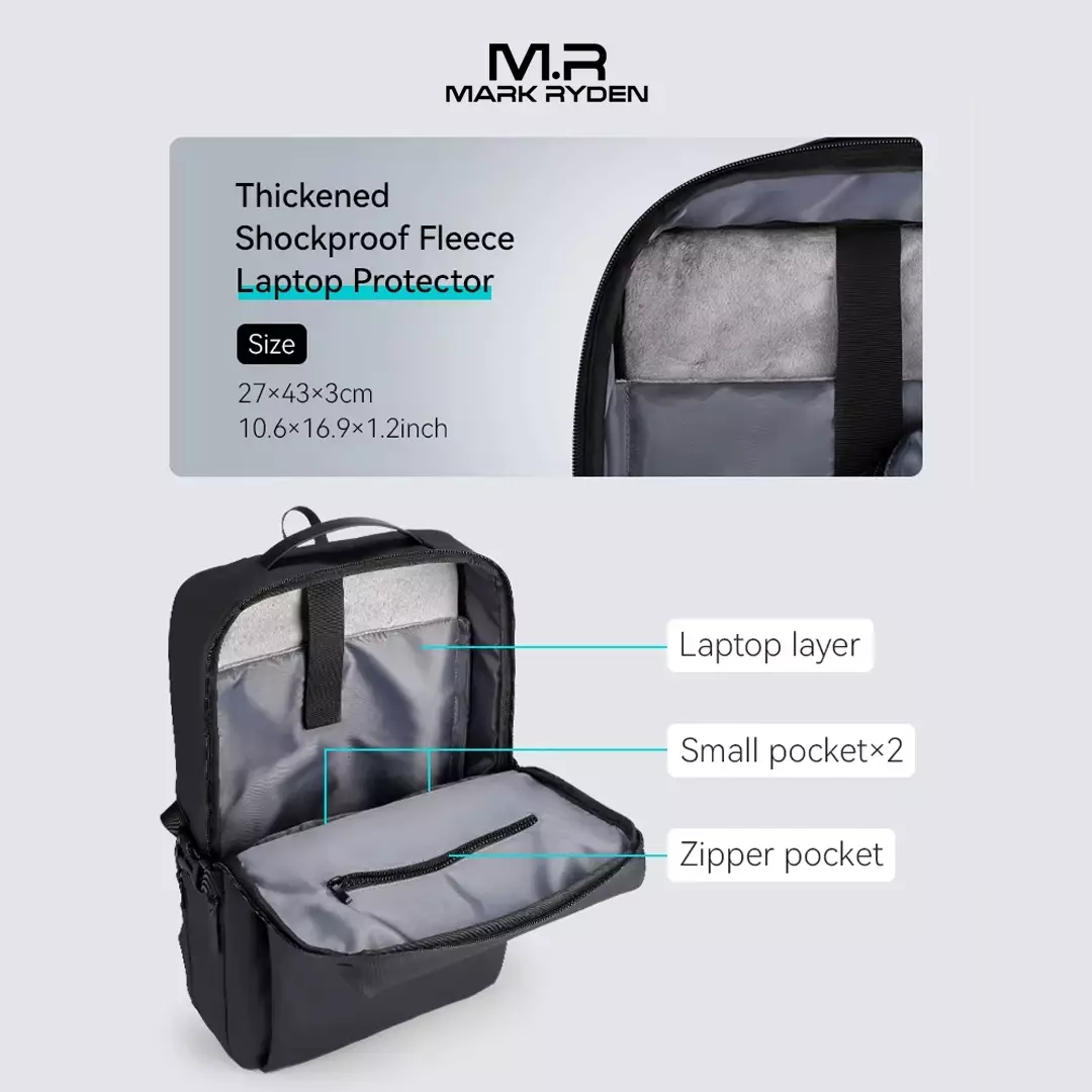 Jual Mark Ryden Mark Ryden MR2422 Backpack Bag - Tas Ransel Laptop 15.6 ...