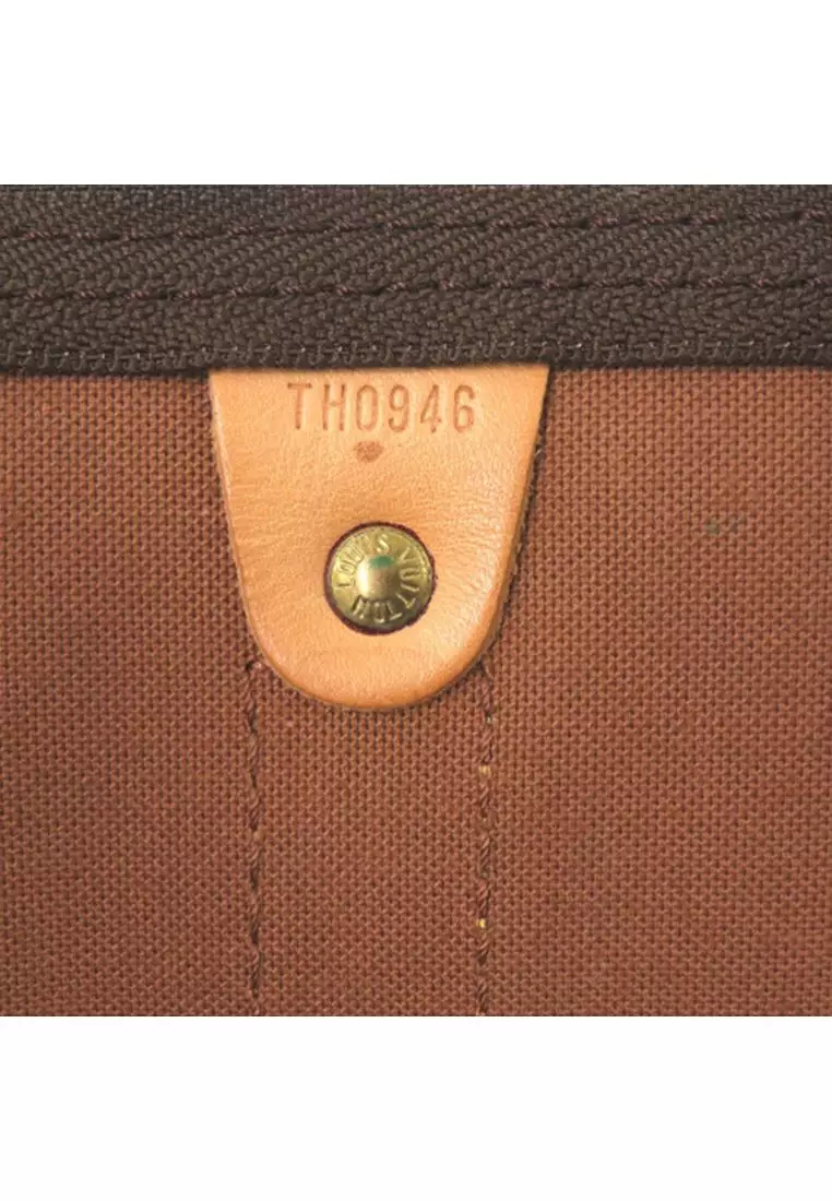 Buy Louis Vuitton Pre-Loved Louis Vuitton Monogram Keepall Bandouliere ...