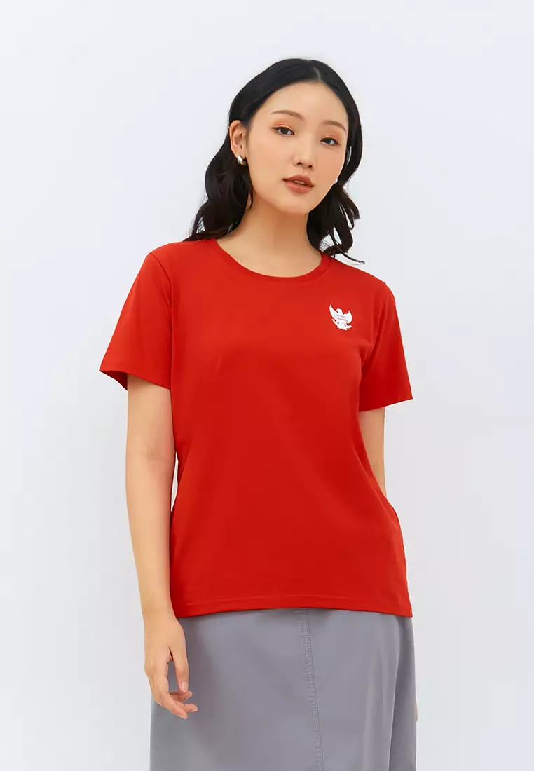 Jual Geela Garuda Red T-Shirt (G.7426) Original 2025 | ZALORA Indonesia