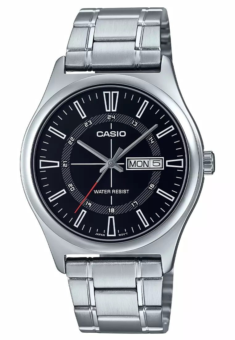 Jual Casio Jam Tangan Pria Casio Standard Series MTP-V006D-1C Stainless ...