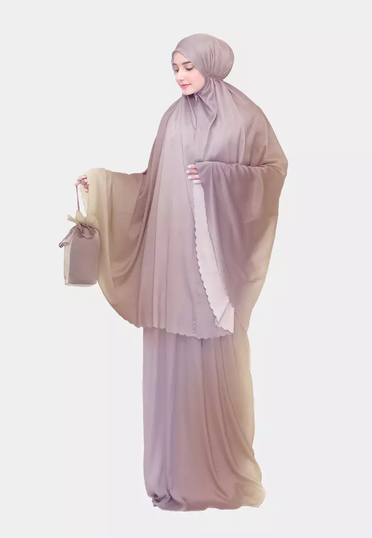 Jual zelena Mukena 2in1 Prayer Set Gradasi Jumbo By Zelena - Twilight ...