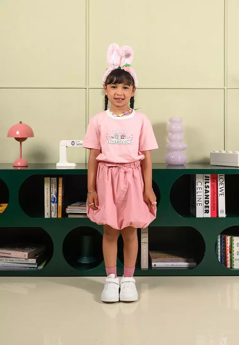 Jual 3SECOND 3Second Kids Girl's T-Shirt Short Sleeve Regular Fit ...