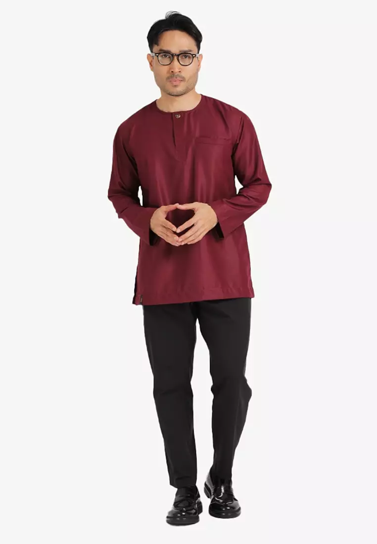Buy Mawlana Wear Kurta Lelaki Moden MAWLANA K-007 Ali Lengan Panjang ...
