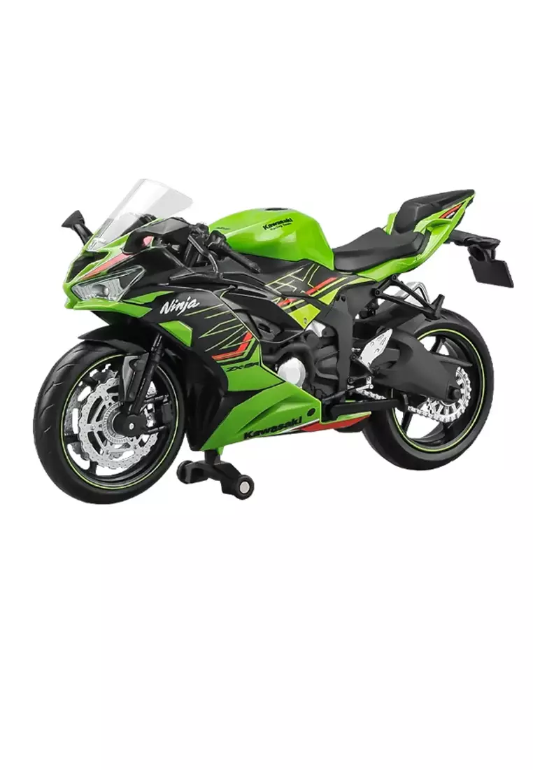 Buy Kiddie Cave Kawasaki Ninja ZX 6R Motorcycle Die-Cast Toy 1/12 1:12 ...