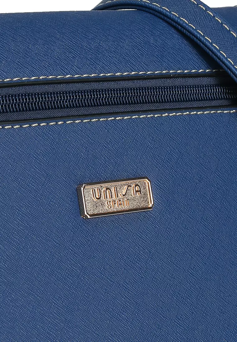 Jual Unisa Saffiano Sling Bag With Front Zip Original 2025 | ZALORA ...