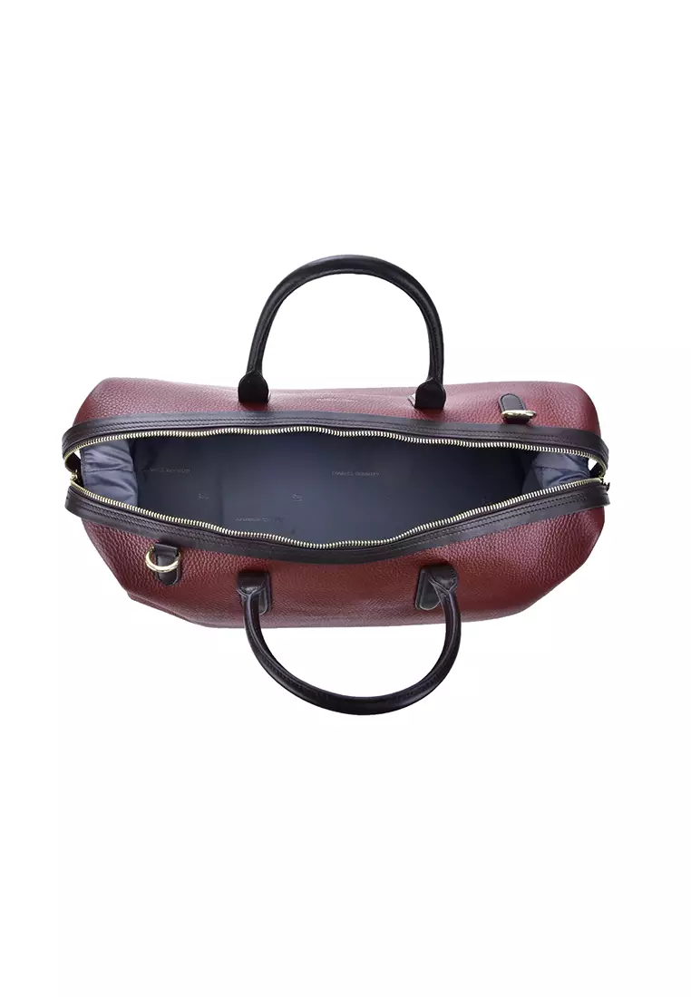 Buy Charles Berkeley Durham Leather Duffle Bag (PB-19104) Online ...