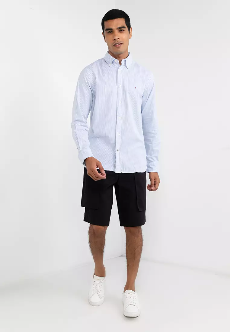 Buy Tommy Hilfiger Core 1985 Flex Oxf Stp Rf Shirt 2025 Online | ZALORA