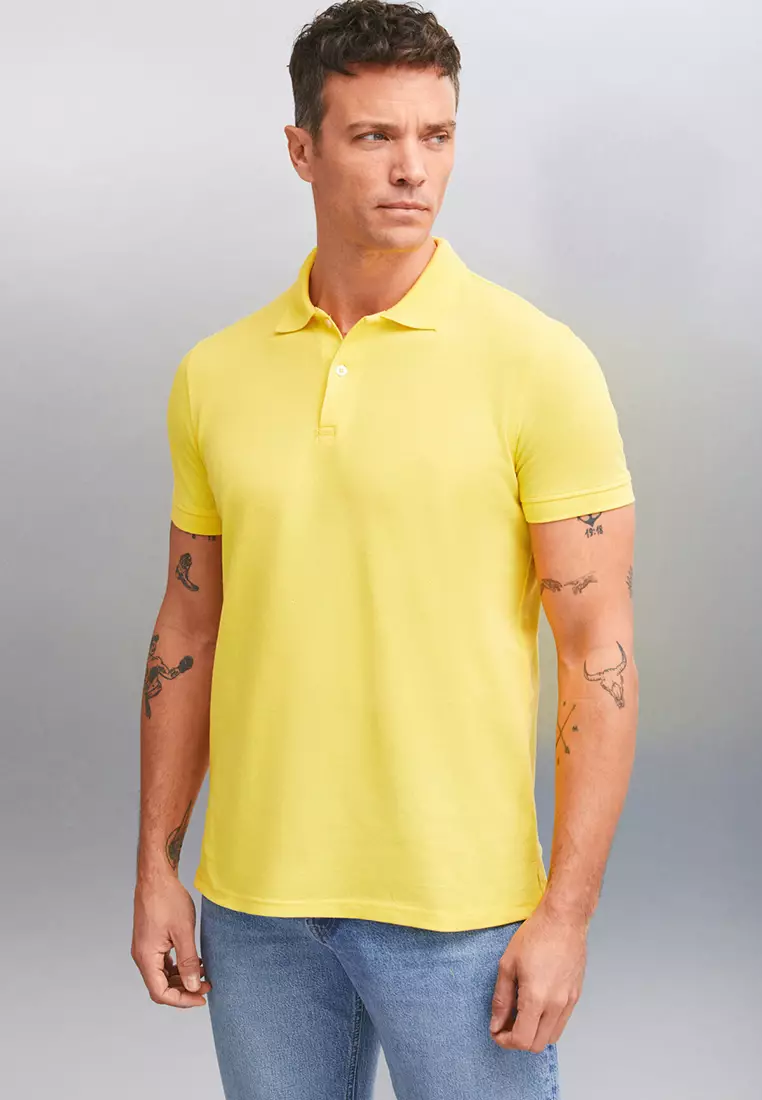 Buy GRIMELANGE Short Sleeve Regular Fit Polo Collar Shirt 2025 Online ...