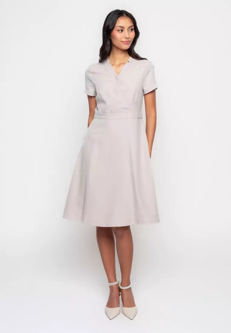 Buy Apple & Eve Micaella Wrap Dress with Waist Detail 2025 Online ...