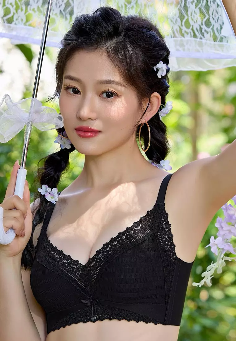 Buy LYCKA MMB1024 LYCKA Lady Non-Wired Bra Black 2025 Online | ZALORA Philippines