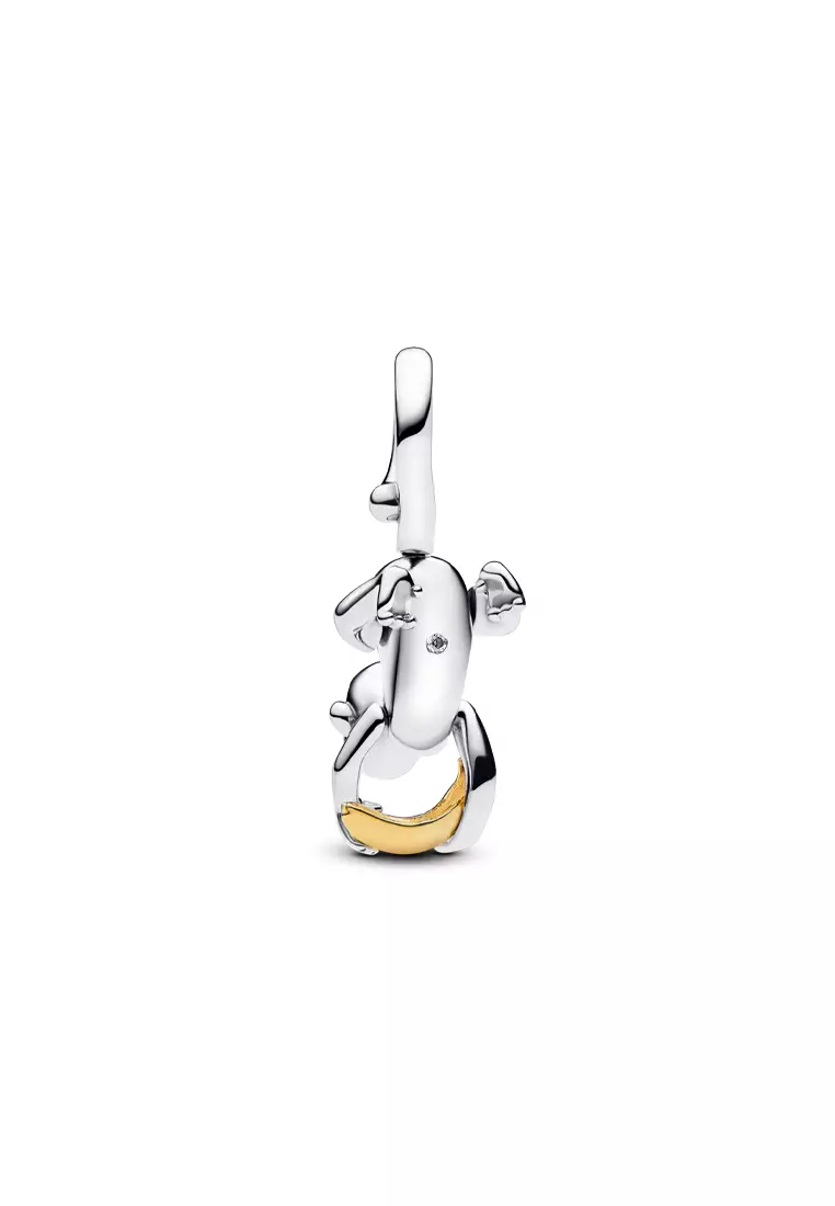 Buy PANDORA Pandora 14k Gold Plated Two-tone Movable Monkey Dangle ...