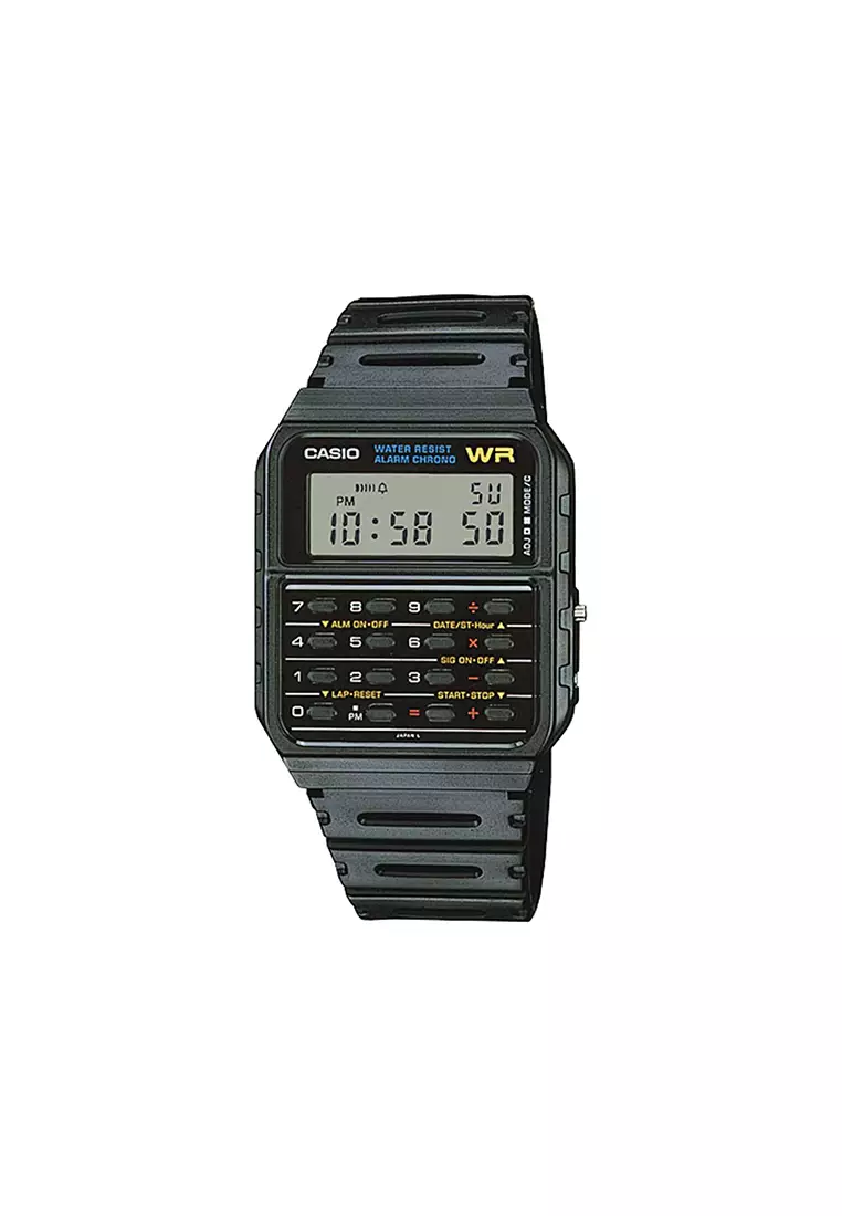 Buy Casio Watches Men's Digital Watch CA-53W-1Z Black Resin Band ...