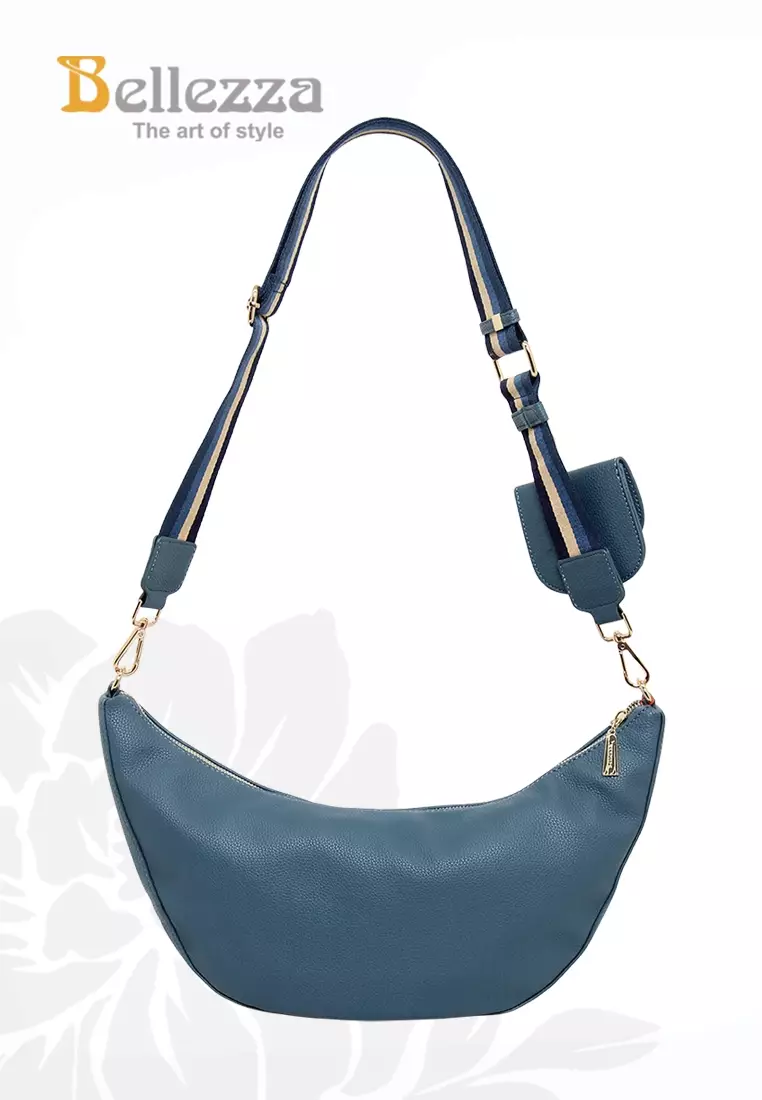 Jual Bellezza Bellezza Shoulder Bag 6125-01 Blue Original 2025 | ZALORA ...