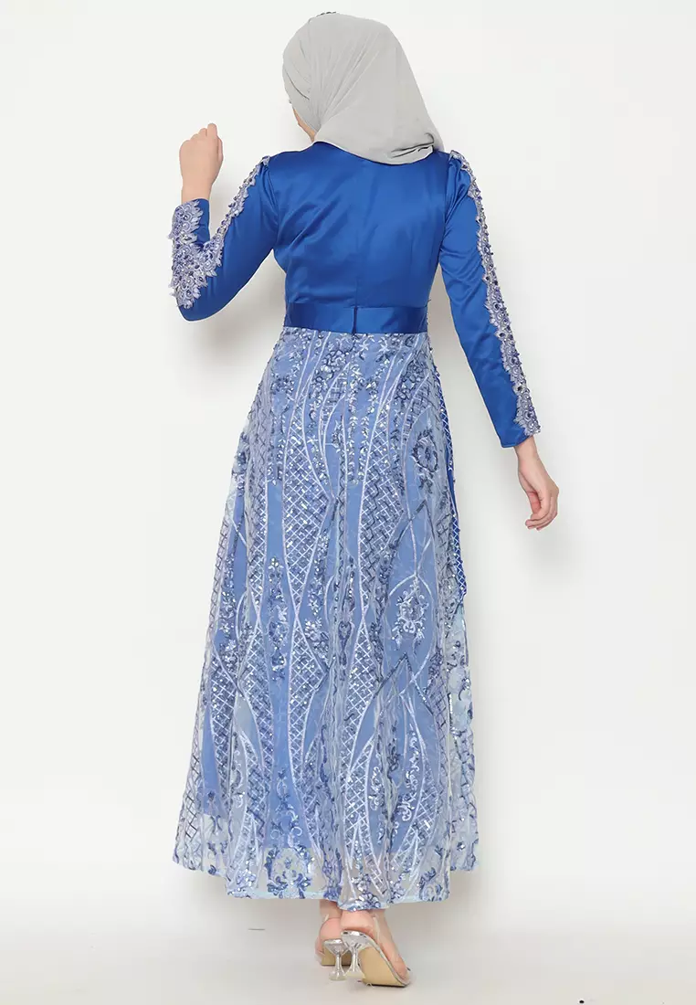 Jual BIBIQ Bibiq Gamis Tile Sequin Original 2023 | ZALORA Indonesia