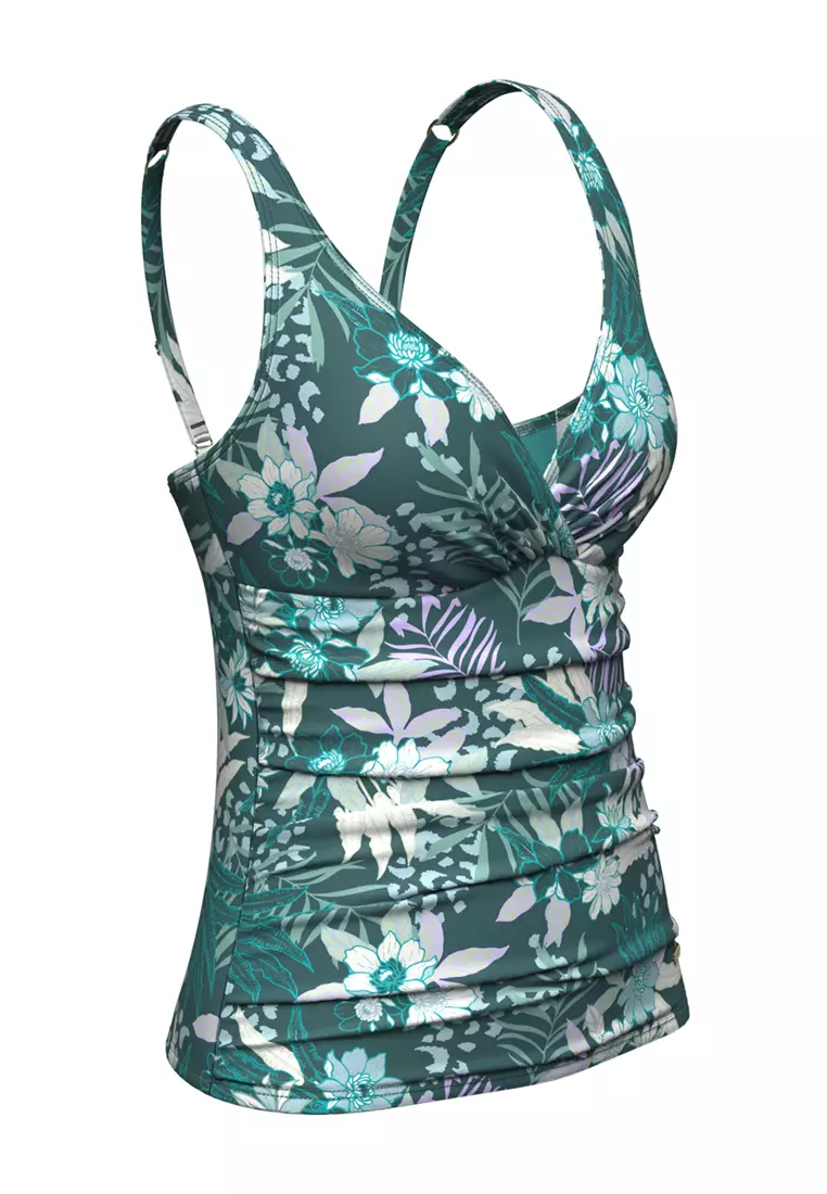 Sunseeker Sunseeker Elevated Tropics Dd E Cup Tankini Top 2024 Buy