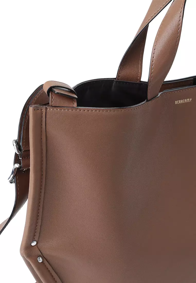 Buy BERACAMY Split Second Flatpack Tote Bag - Caramel 2026 Online | ZALORA