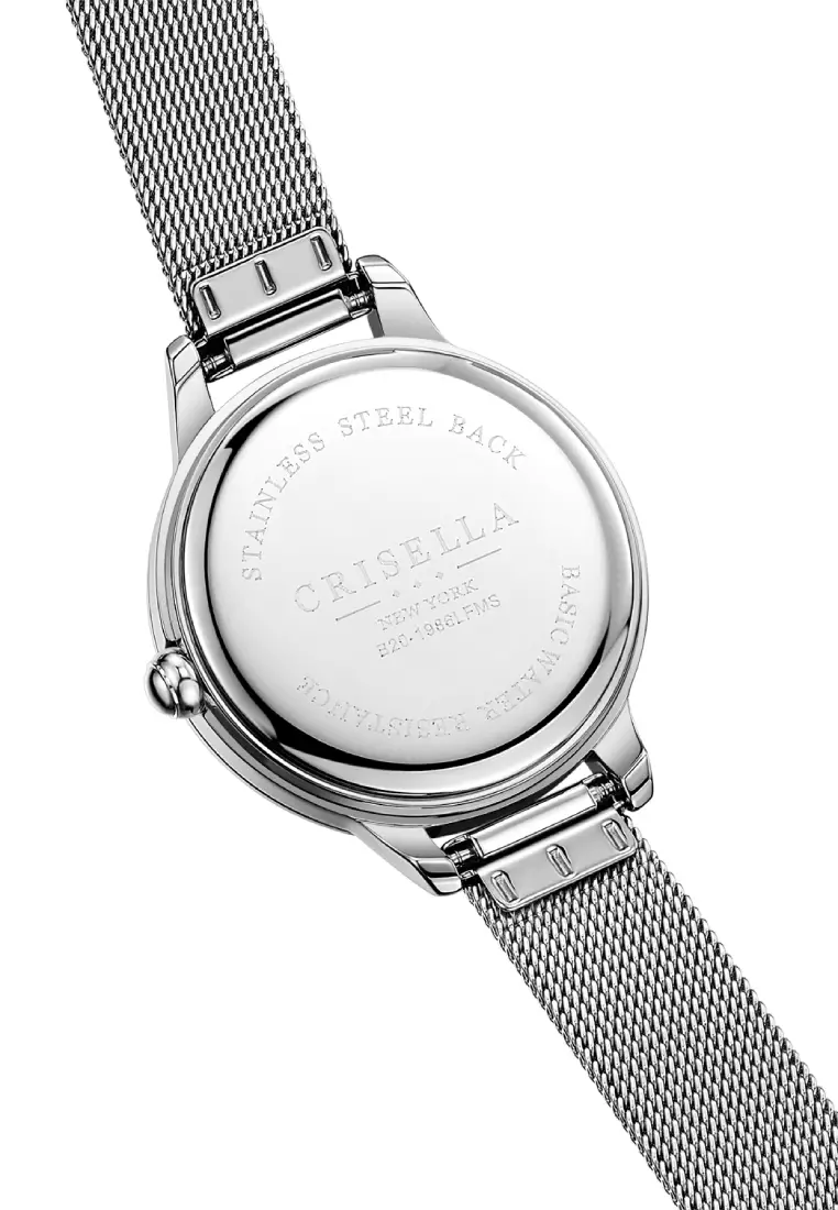 Crisella Multi-Fun Crystal Mesh Watch 2025 | Buy Crisella Online ...