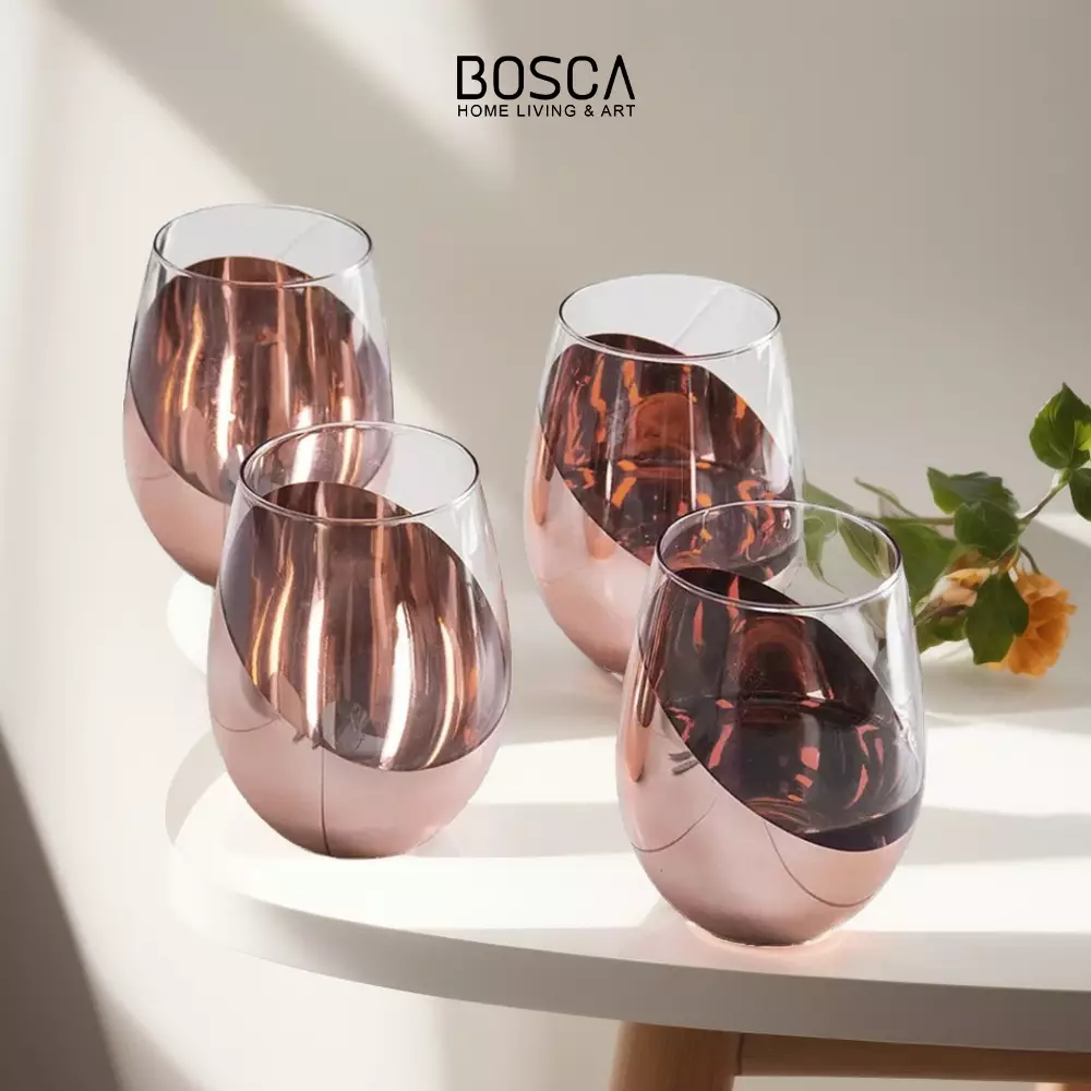 Jual Bosca Living Sole Two Tone Glass / Gelas Minum Kaca Mewah / Gelas ...