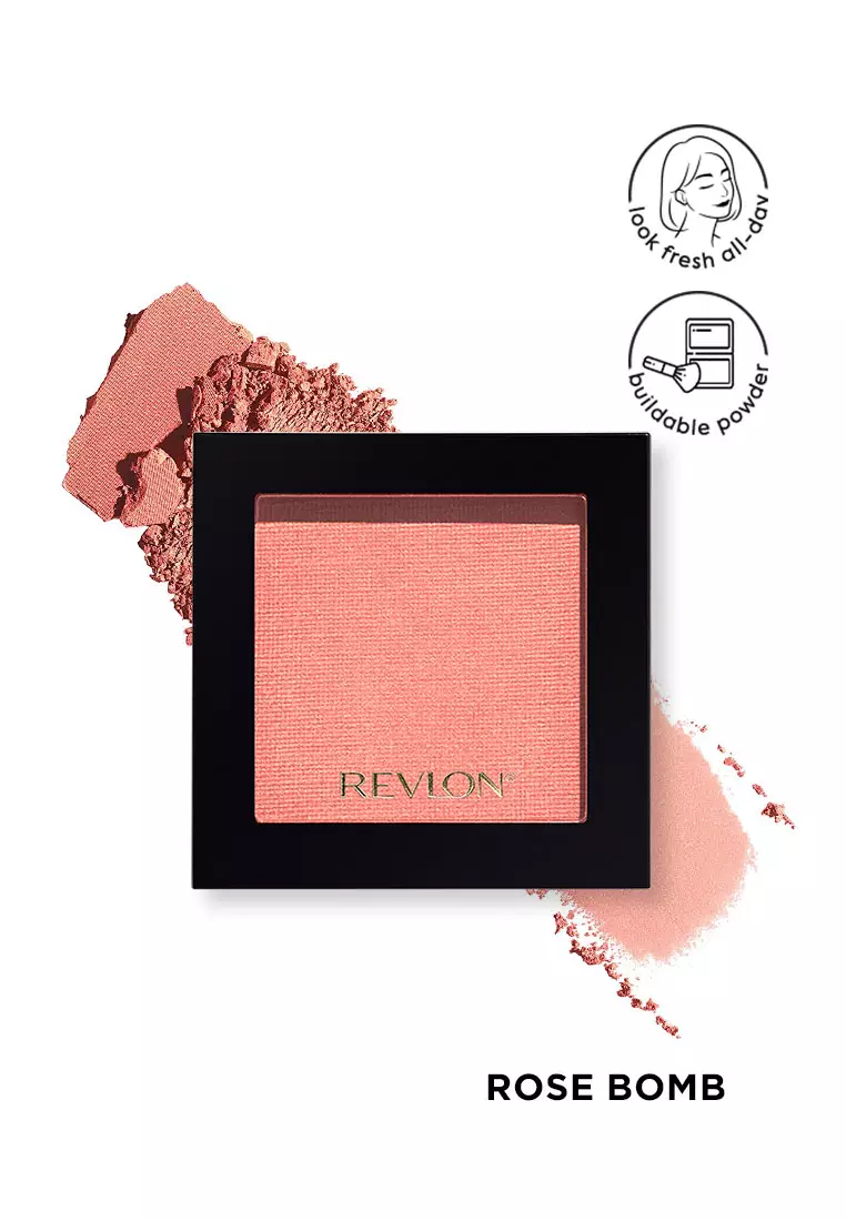 Buy REVLON Powder Blush (Rose Bomb) 2025 Online | ZALORA Philippines