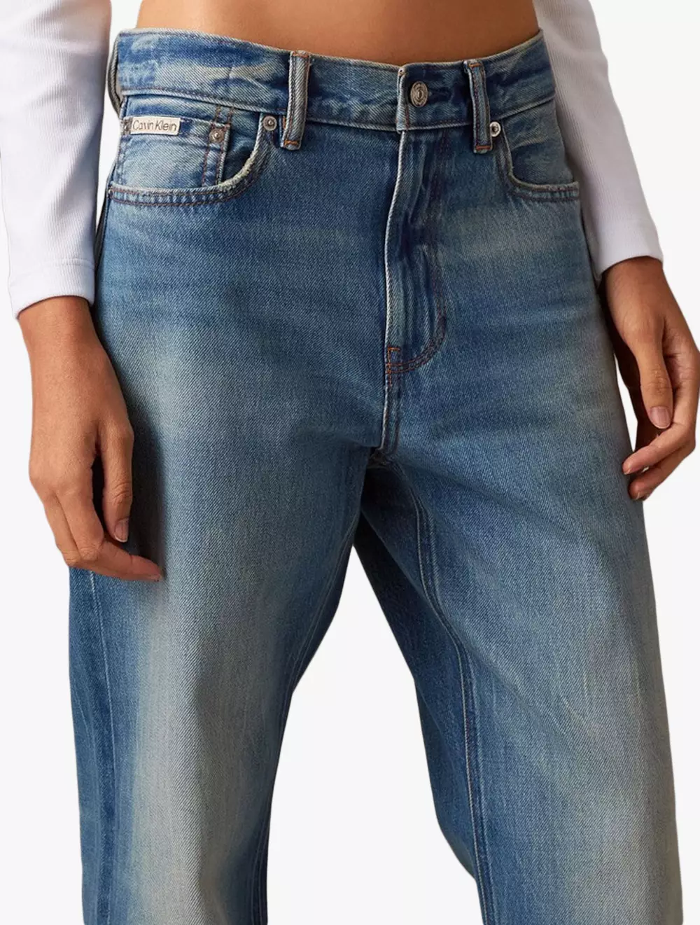 Jual Calvin Klein Calvin Klein - Signature 90's Straight Denim - Blue ...