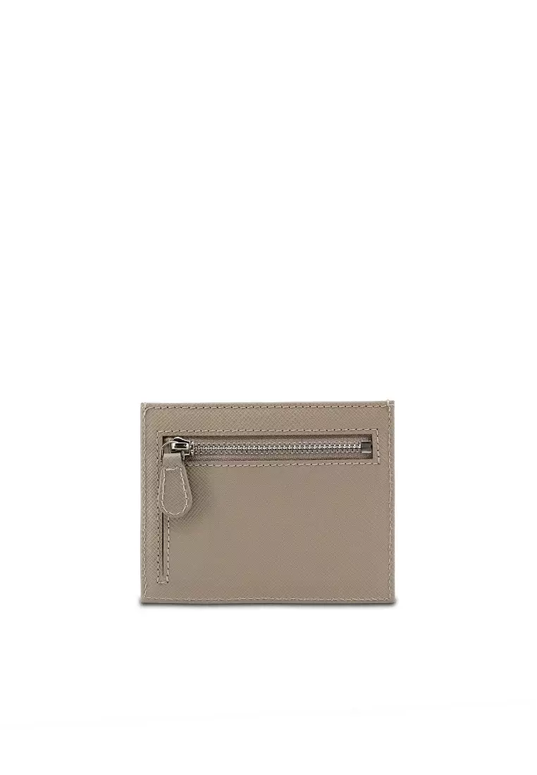 Samuel Ashley Flynn Leather Card Holder - Taupe 2025 | Buy Samuel ...