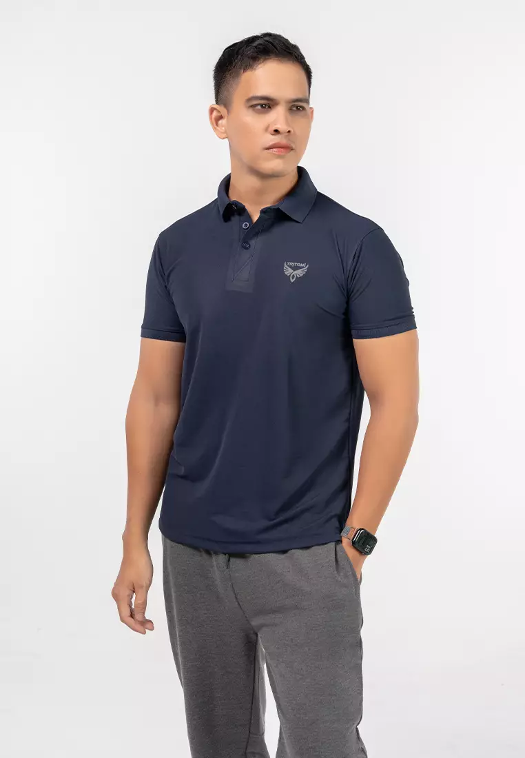 Buy TRITONI Tritoni Dri-FIT Jacquard Polo Online | ZALORA Malaysia