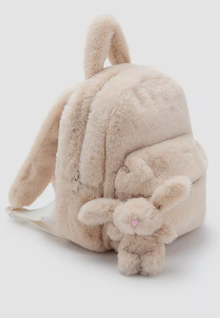 Buy MANGO BABY Bunny Fur Backpack 2025 Online | ZALORA Philippines