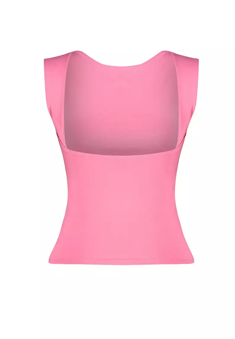 Buy Trendyol Square Back Top 2025 Online | ZALORA
