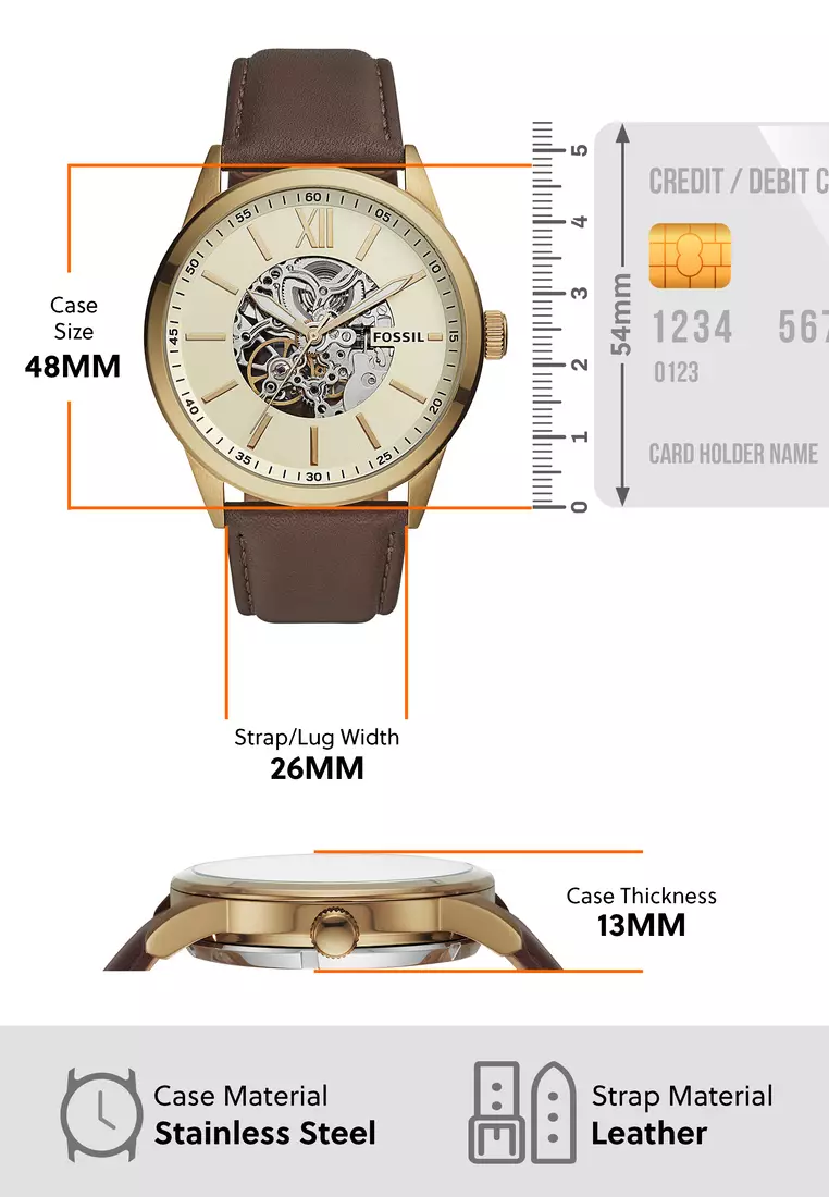 Buy Fossil Flynn Watch BQ2382 2026 Online | ZALORA