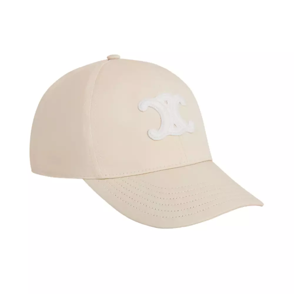Jual Celine Celine Triomphe Baseball Cap Cotton Vanilla Original 2024 ...