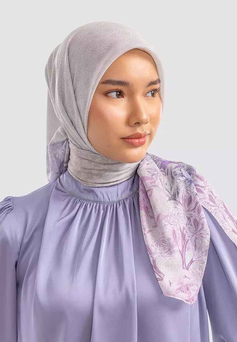 Jual Riamiranda Ria Miranda Classic Grey Quinn Scarf Original 2024 ...