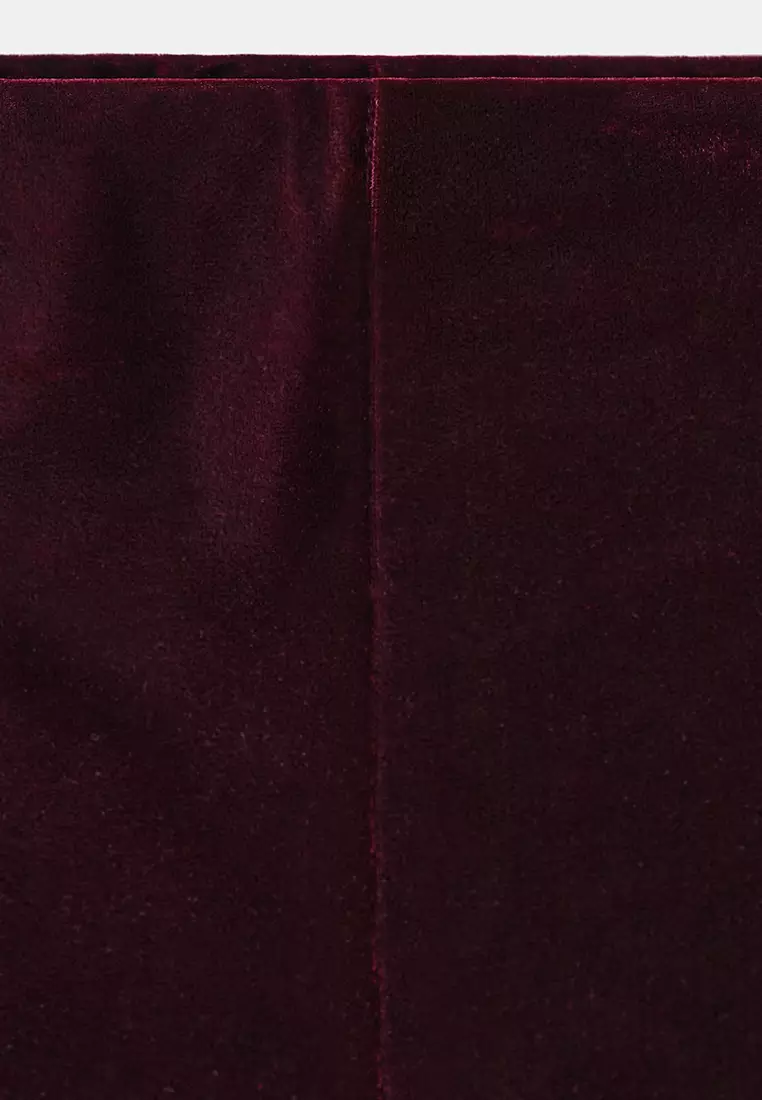 Buy Mango Velvet Shorts 2026 Online | ZALORA