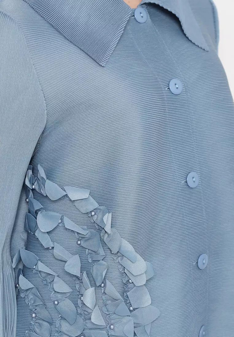 Jual Rupa Arupa Rupa Arupa - Sky Blue Rosabel Pleats Blouse Original ...