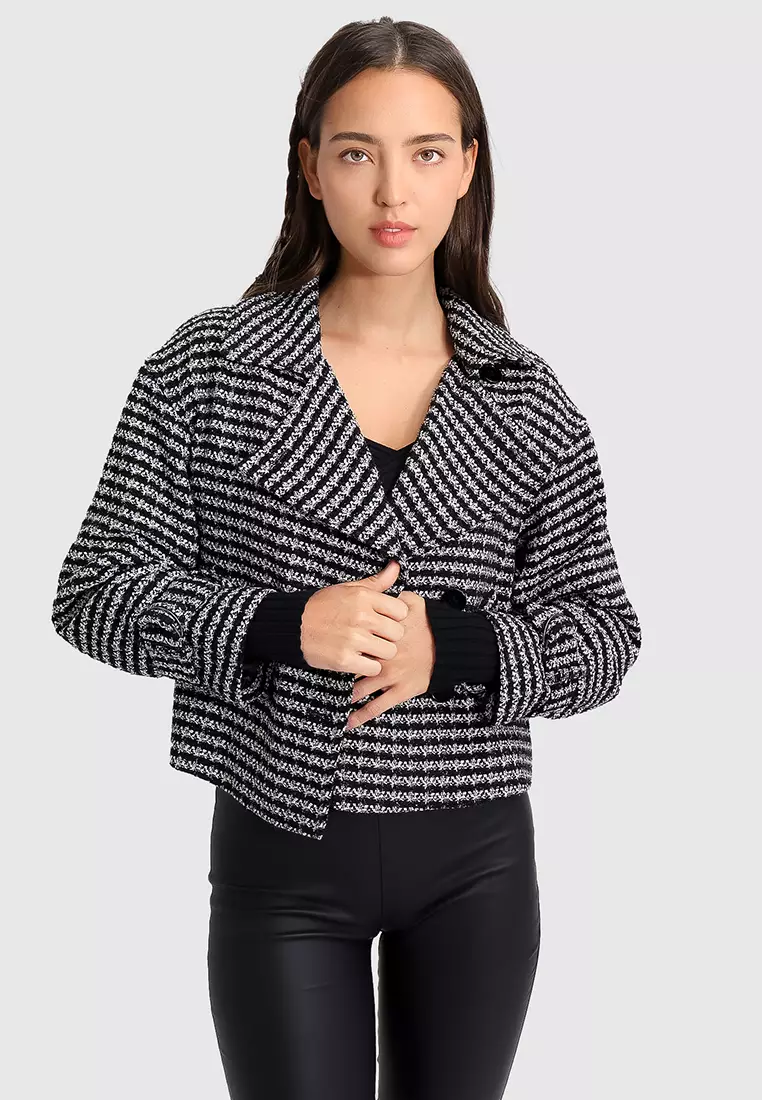 Buy Belle & Bloom Power Over Me Tweed Jacket 2025 Online | ZALORA ...