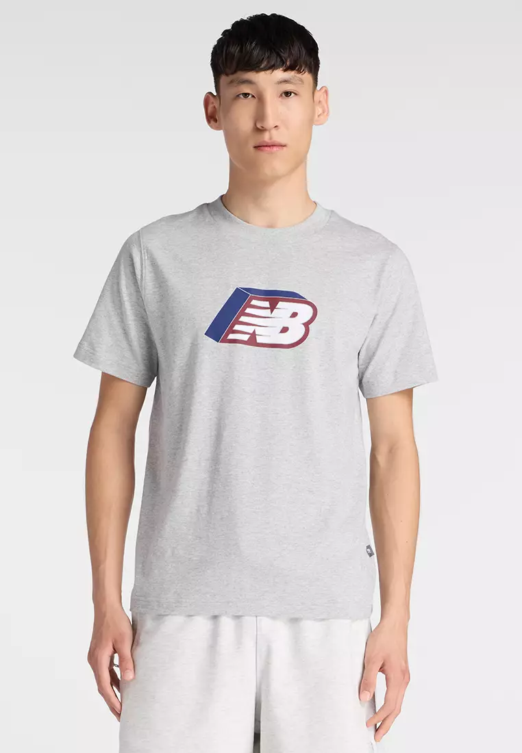 Buy New Balance Cubed Logo T-Shirt 2025 Online | ZALORA