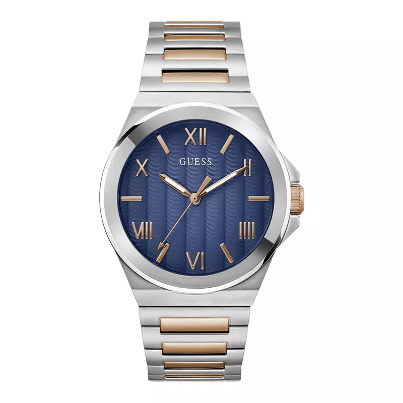 Jual Guess Jam Tangan Pria Guess GW0789G4 Men Blue Dial Dual Tone ...