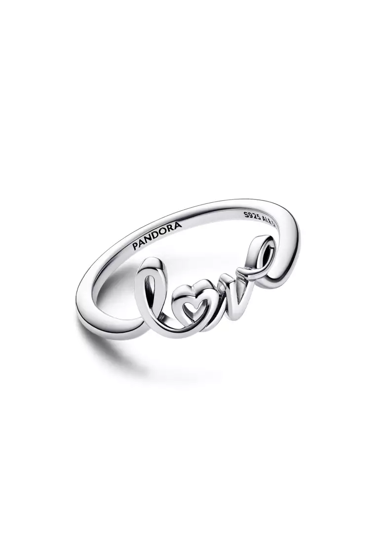 Buy PANDORA Pandora Handwritten Love Ring Online | ZALORA Malaysia