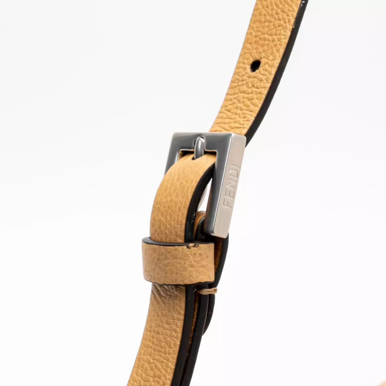 Jual Fendi Fendi Simply F Mini Leather Bag Beige Original 2024 | ZALORA ...