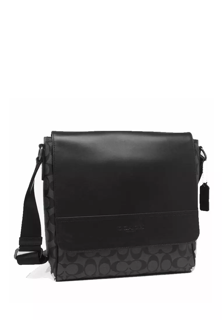 Coach Houston Map Bag In Signature Canvas 2025 | Buy Coach Online ...