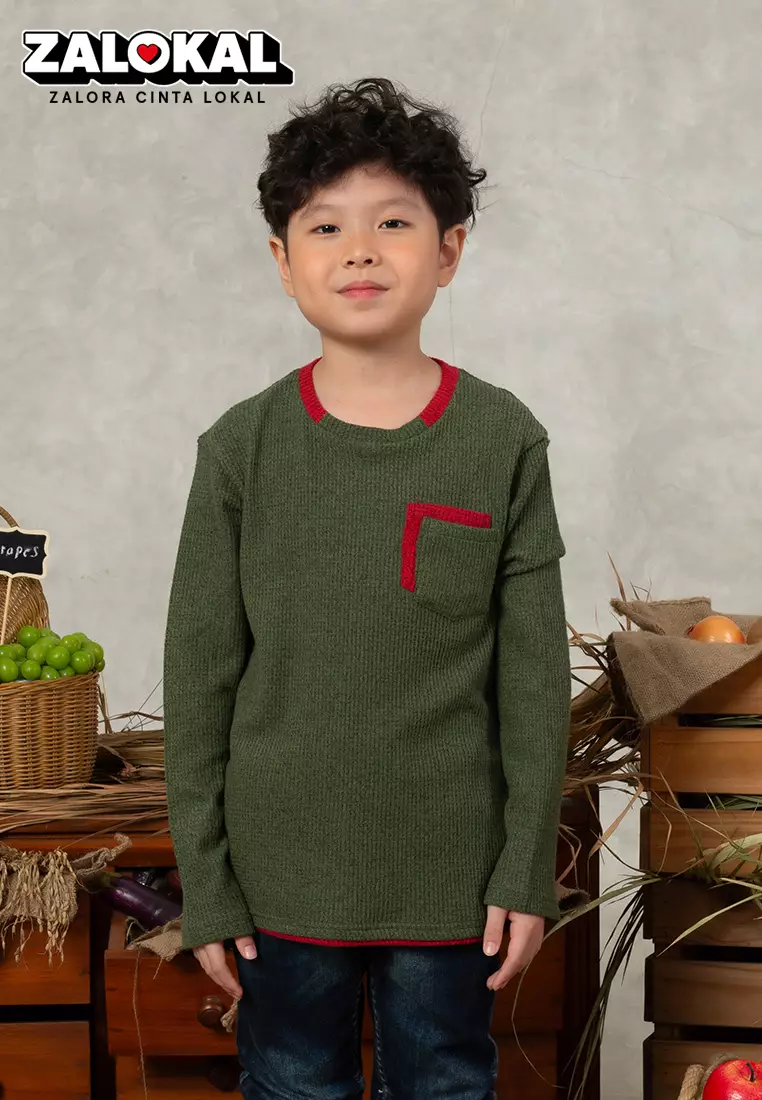 Jual LITTLE X EIGHT Boy Hanan T-Shirt Kids Original 2025 | ZALORA ...